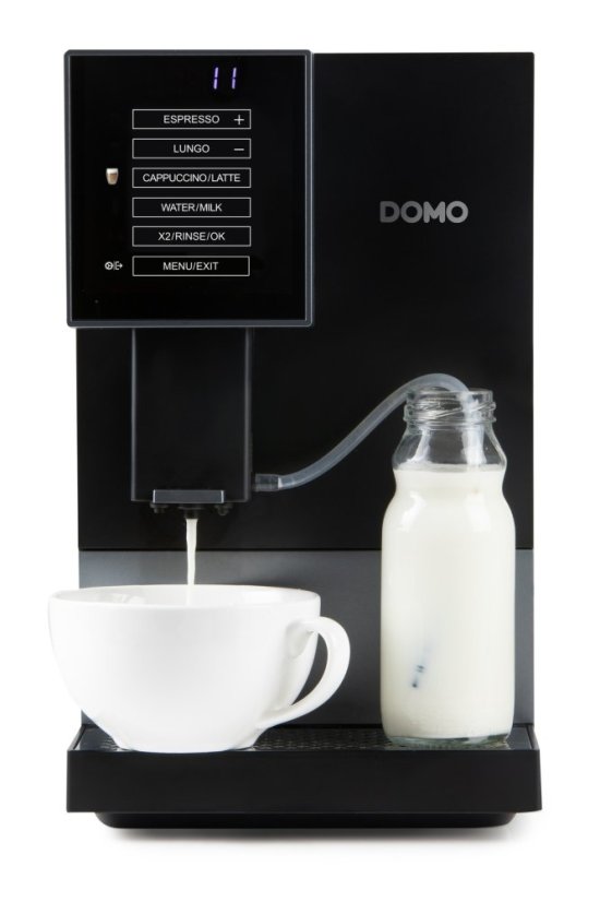 Automatický Espresso kávovar - černo šedý - Outlet - DOMO DO744K/B ...