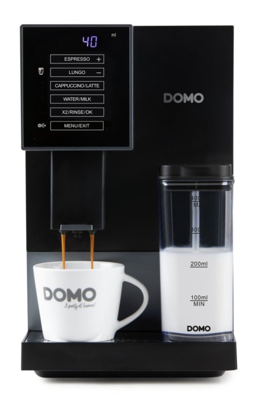 Automatický Espresso kávovar - černo šedý - Outlet - DOMO DO744K/B ...
